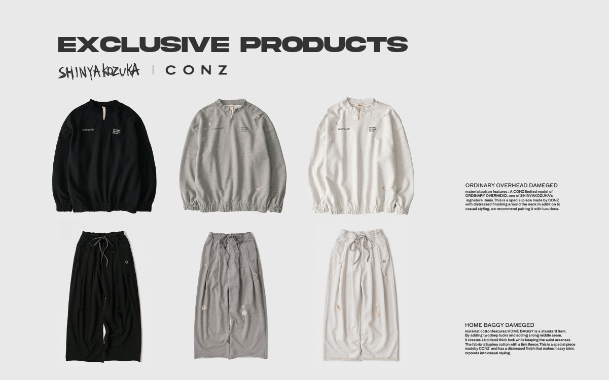 MENS｜ CONZ ONLINE公式通販サイト