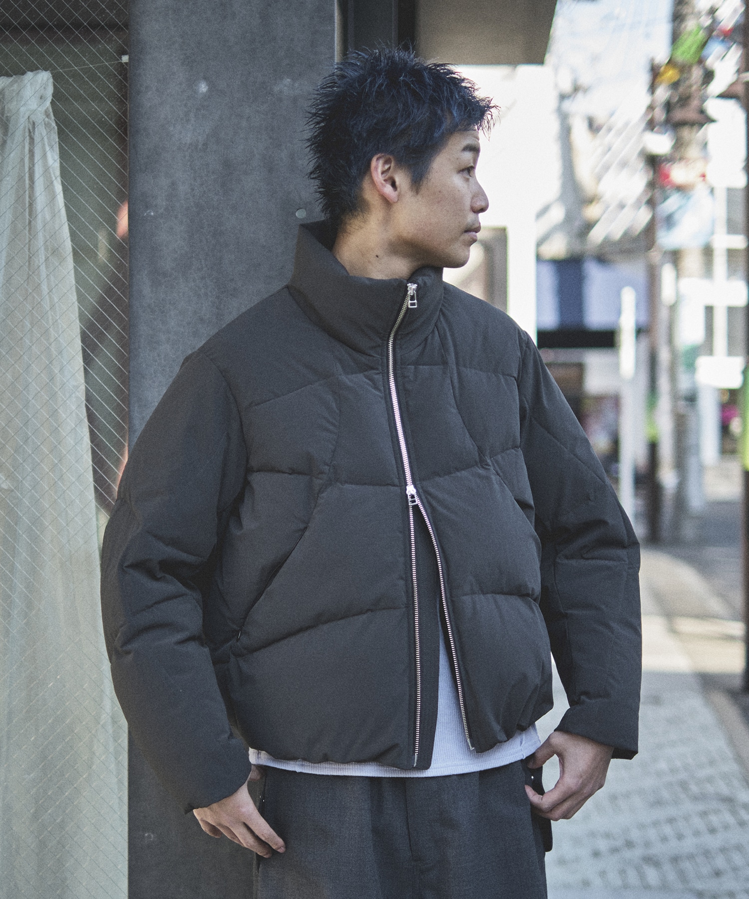 ショートダウンジャケット(2 DARK GREY): CONZ: MENS｜CONZ ONLINE STORE